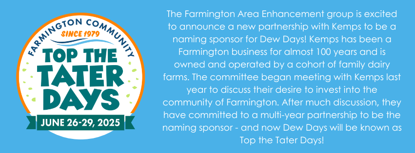 Farmington Top The Tater Days